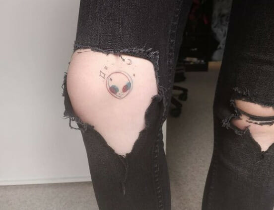 15 Alien Head Tattoo Designs That Are Out of This World - Psycho Tats