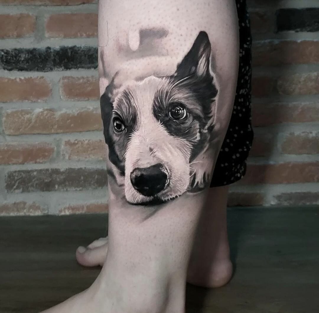 55 Lovely Dog Tattoo Designs That Capture The Spirit Of Loyal ...