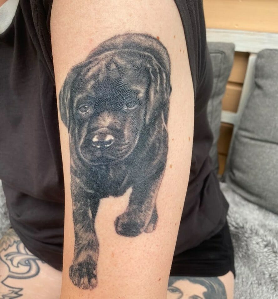 55 Lovely Dog Tattoo Designs That Capture The Spirit Of Loyal ...