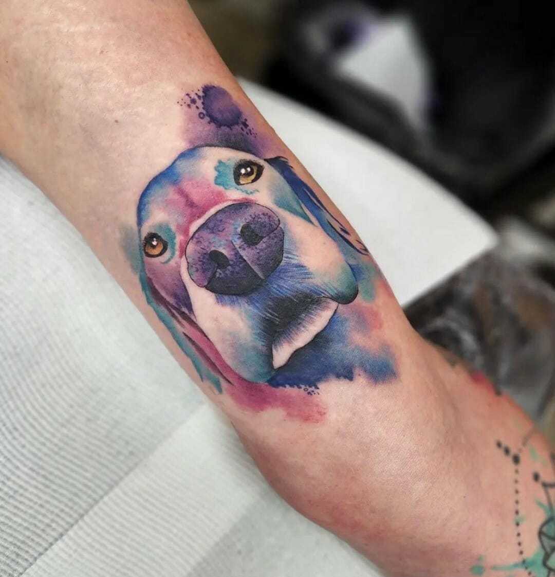 55 Lovely Dog Tattoo Designs That Capture The Spirit Of Loyal ...