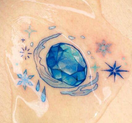 35 Blue Ink Tattoo Designs- Unleashing the Power of Blue in Stunning ...