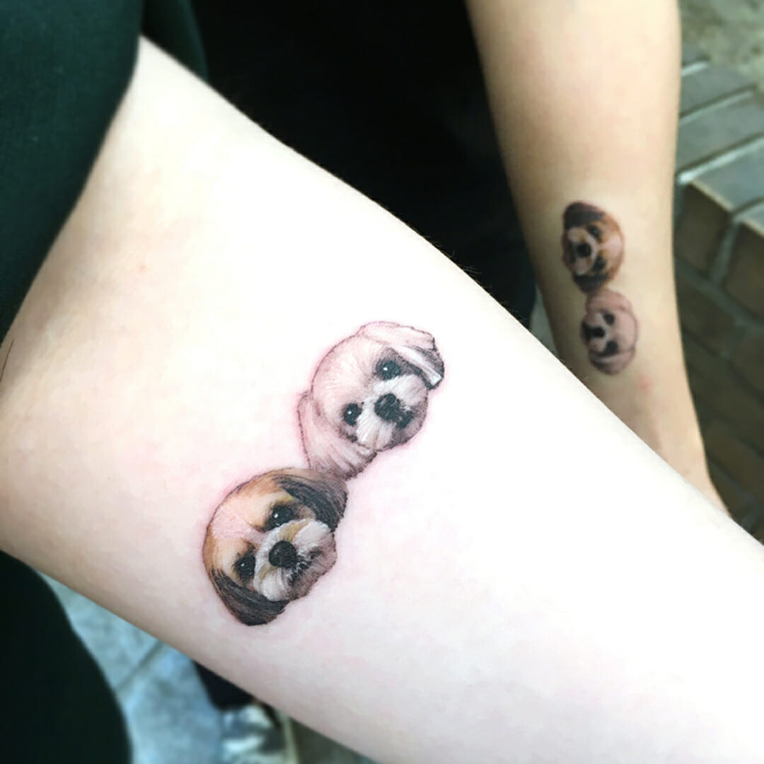 55 Lovely Dog Tattoo Designs That Capture The Spirit Of Loyal ...