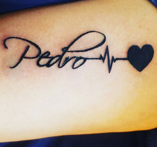 41 Heartbeat Tattoos that Captures the Pulse of Personal Triumphs ...