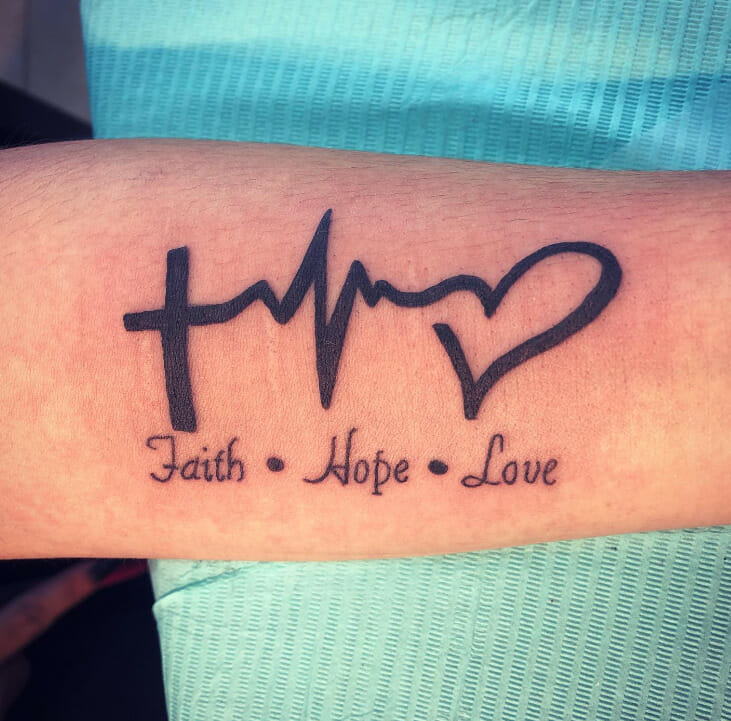 41 Heartbeat Tattoos that Captures the Pulse of Personal Triumphs ...