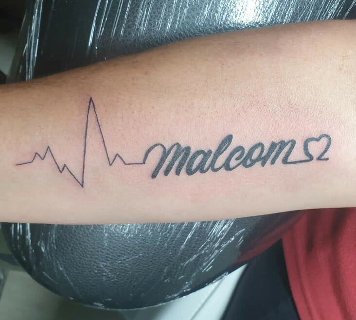 41 Heartbeat Tattoos that Captures the Pulse of Personal Triumphs ...