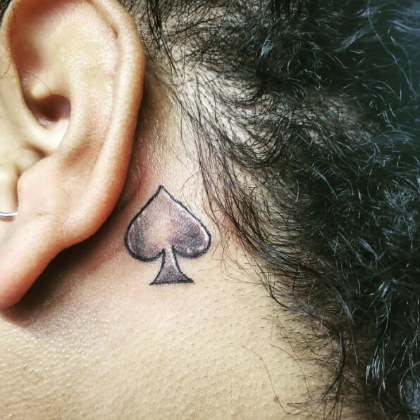 15 Spade Tattoo Designs to Showcase Your Card Game Passion - Psycho Tats