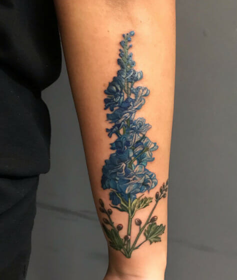 15 July Birth Flower Tattoo Designs to Celebrate Birth & Beauty ...