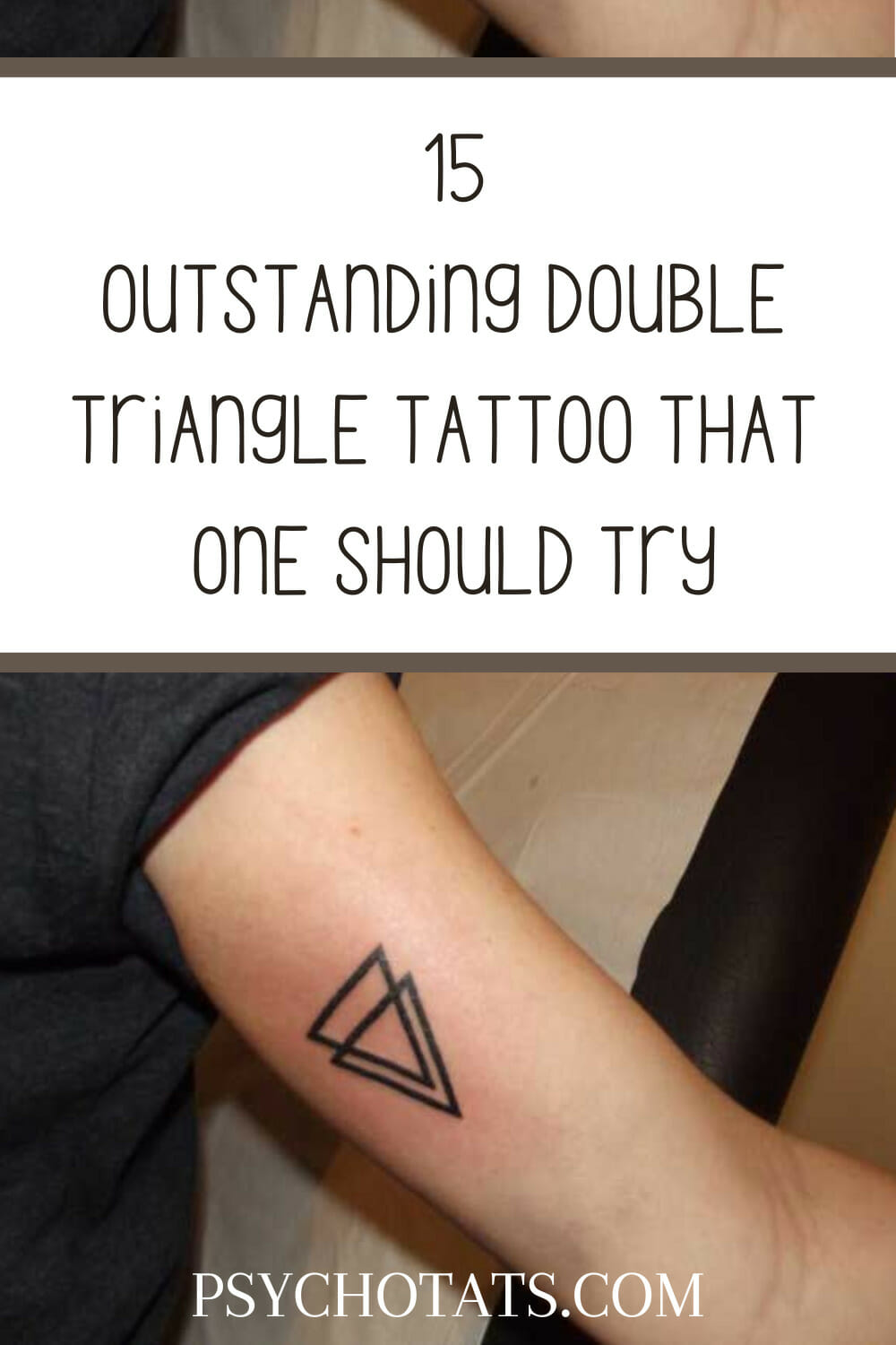 The Top 15 Double Triangle Tattoos to Inspire You – Geometry Meets Ink ...