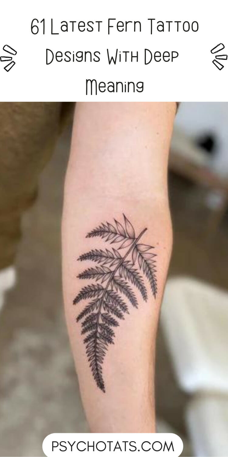 61 Latest Fern Tattoo Designs With Deep Meaning - Psycho Tats