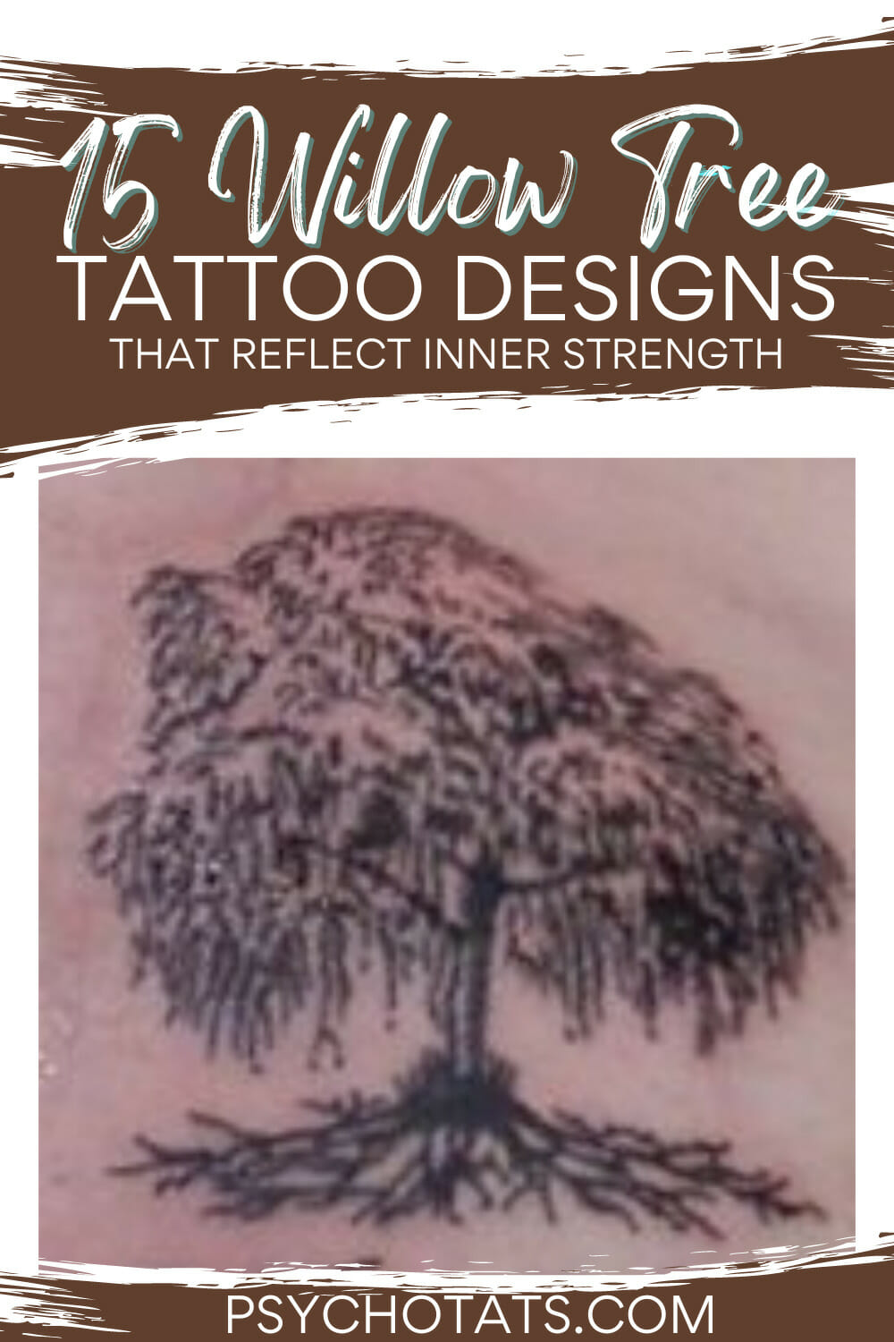 15 Willow Tree Tattoo Designs That Reflect Inner Strength - Psycho Tats
