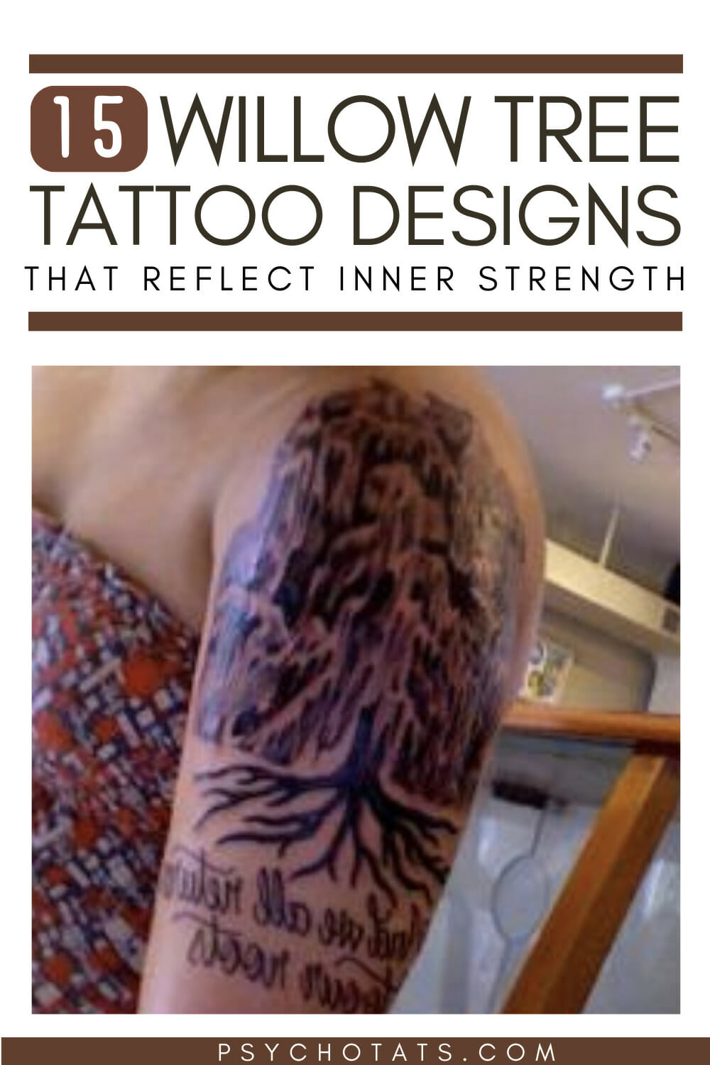 15 Willow Tree Tattoo Designs That Reflect Inner Strength - Psycho Tats