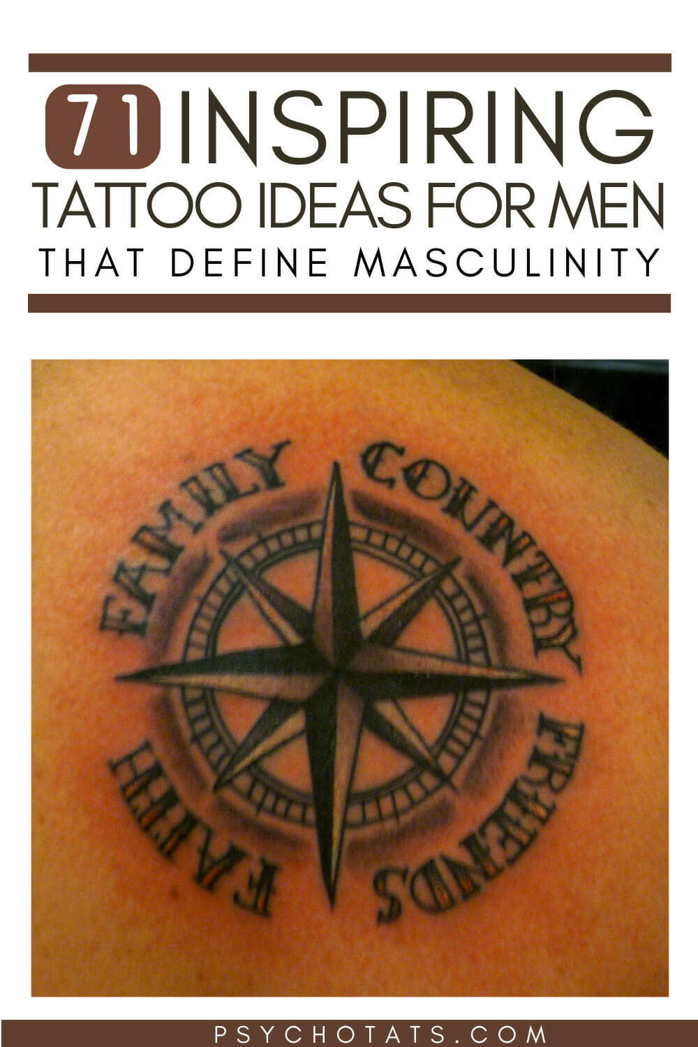 71 Inspiring Tattoo Ideas for Men That Define Masculinity - Psycho Tats