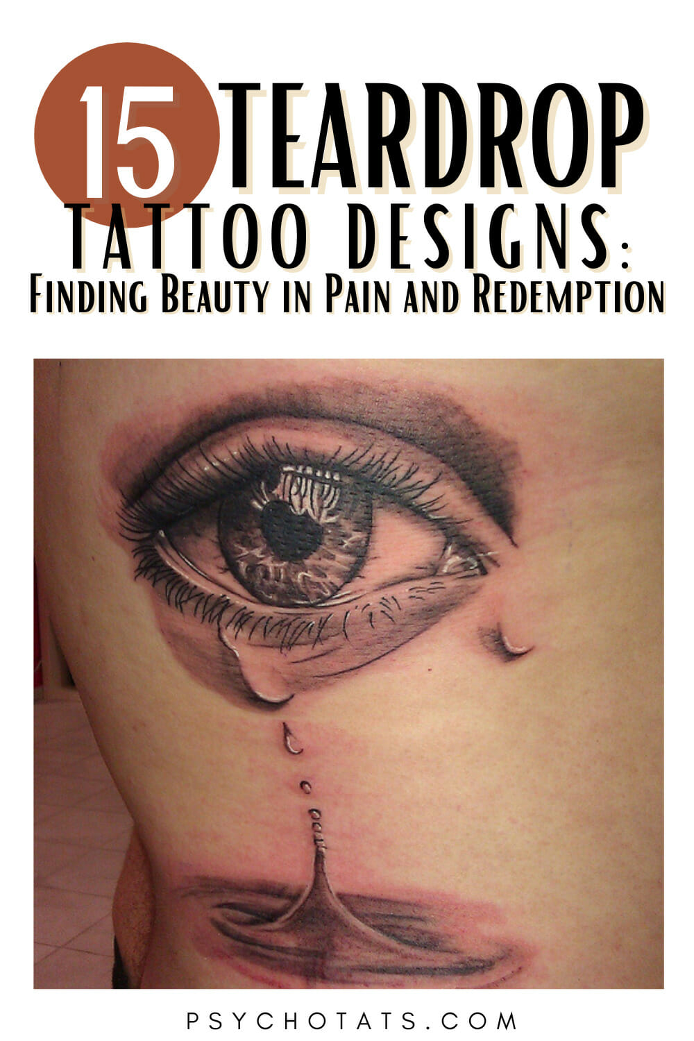 15 Teardrop Tattoo Design- Finding Beauty in Pain and Redemption ...