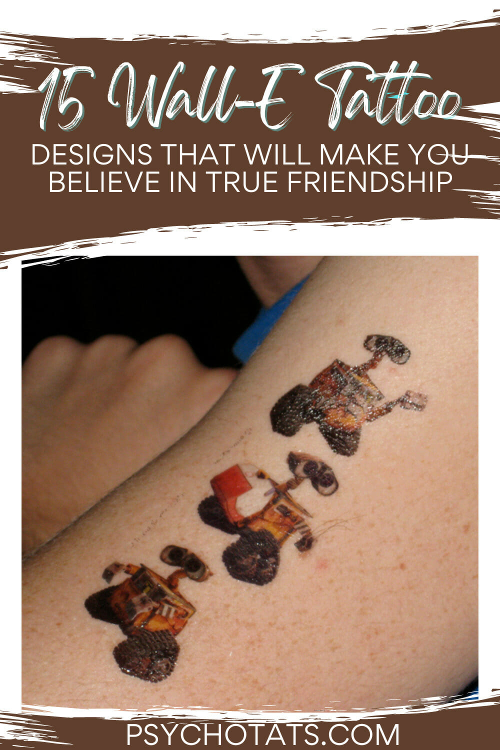 15 Wall-E Tattoo Designs That Will Make You Believe in True Friendship ...