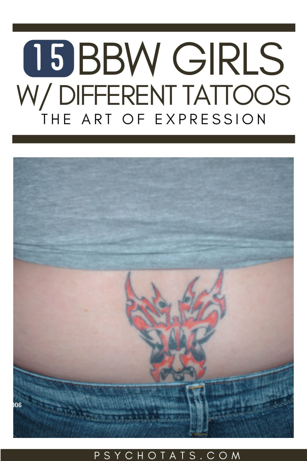 20 BBW Girls Tattoos- Where Art Meets Confidence and Beauty - Psycho Tats