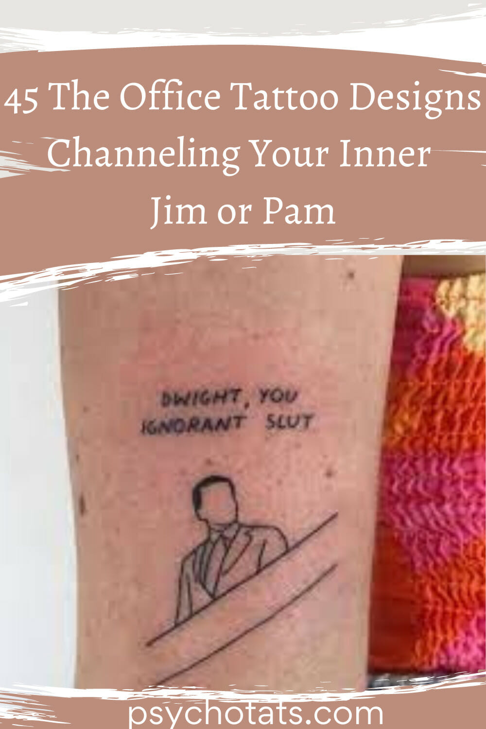 45 The Office Tattoo Designs Channeling Your Inner Jim or Pam - Psycho Tats