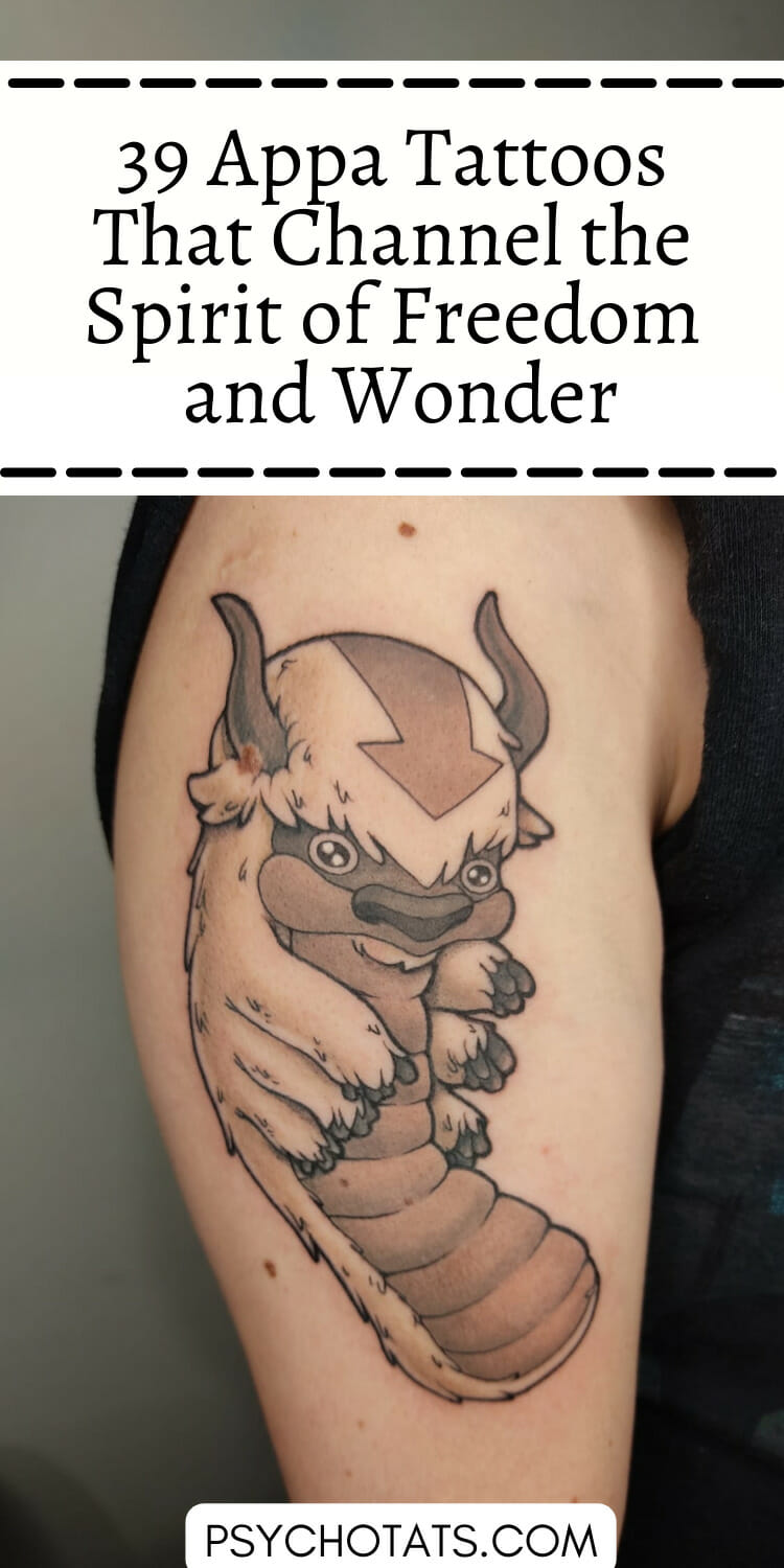 39 Appa Tattoos That Channel the Spirit of Freedom and Wonder - Psycho Tats