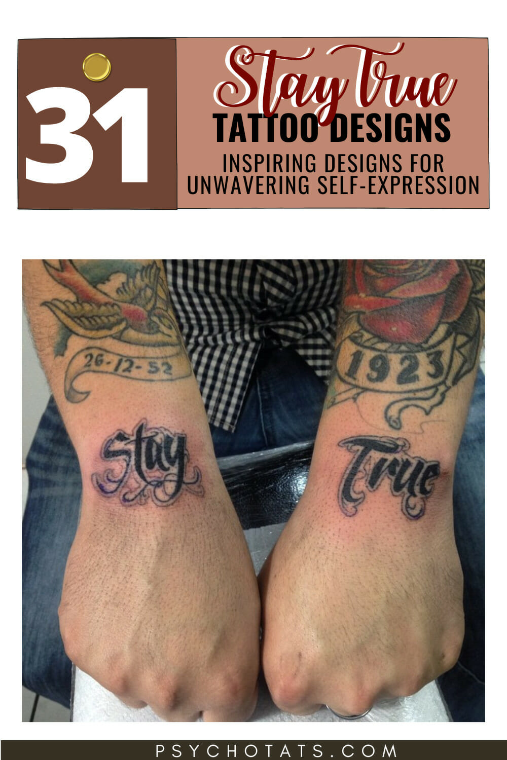 31 Stay True Tattoos – Inspiring Designs for Unwavering Self-Expression ...