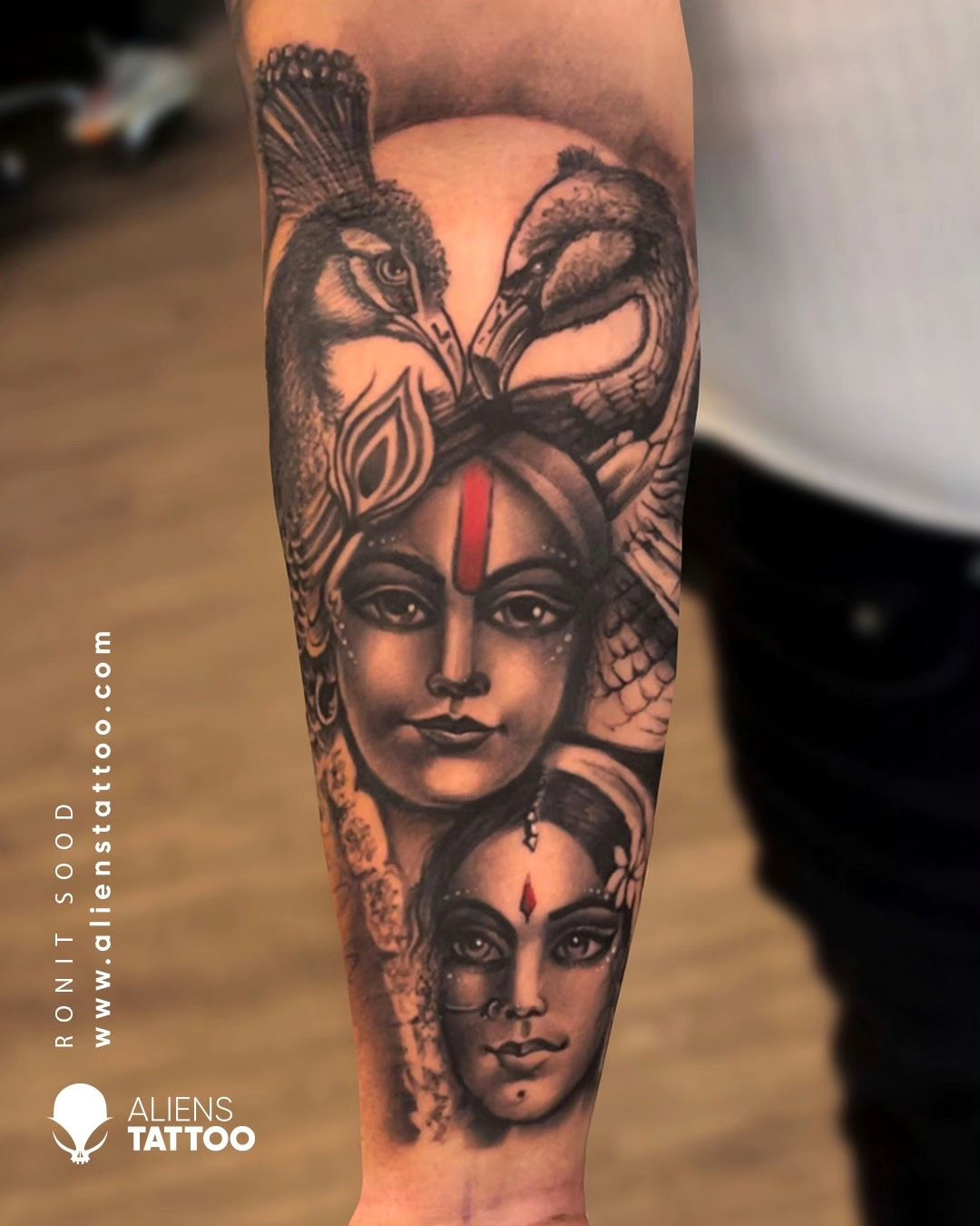 114 Mor Pankh Tattoo Ideas- Embracing Lord Krishna’s Beauty - Psycho Tats