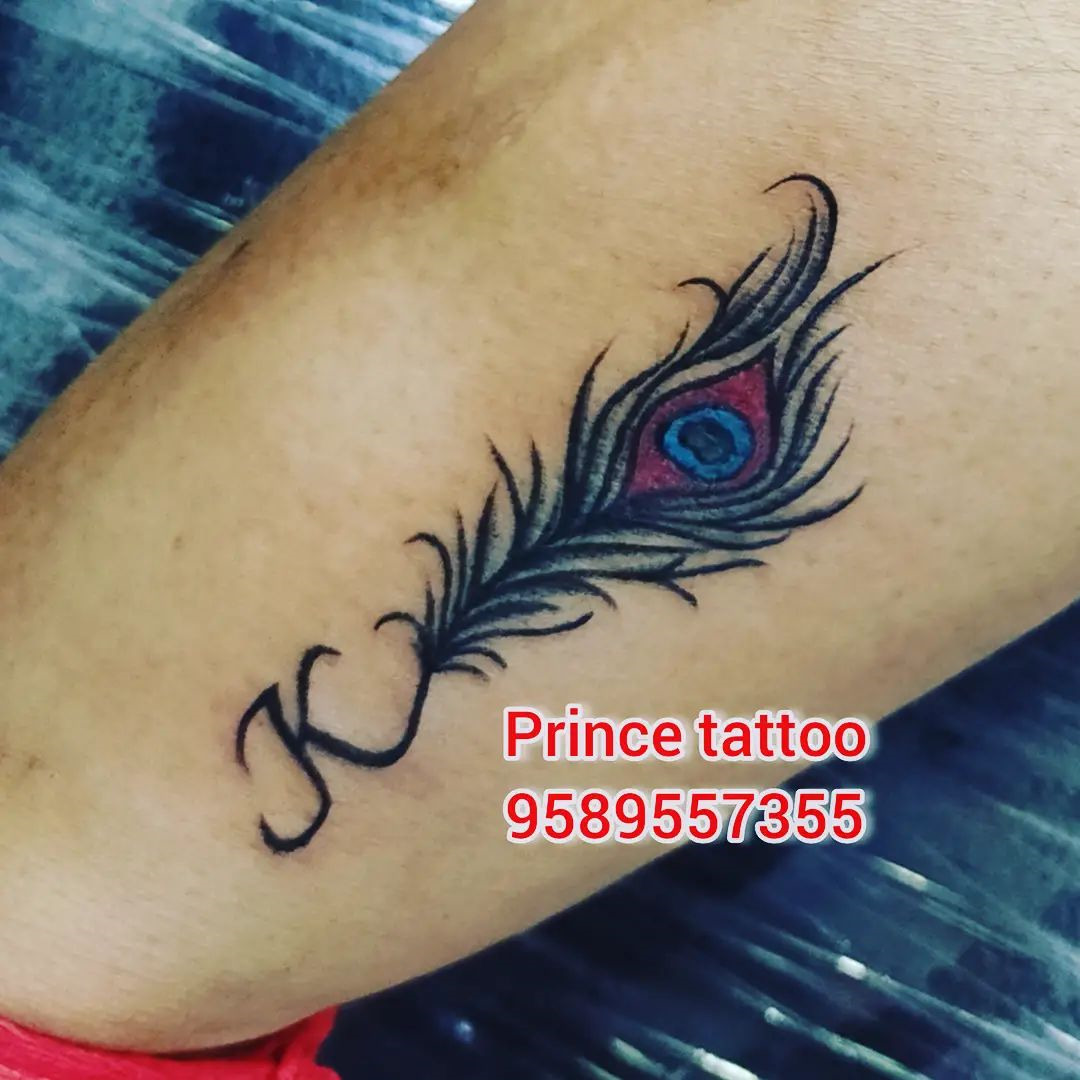114 Mor Pankh Tattoo Ideas- Embracing Lord Krishna’s Beauty - Psycho Tats