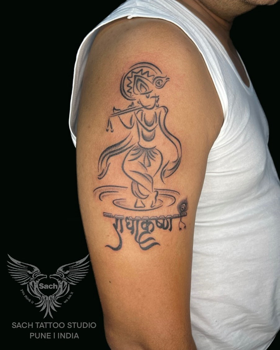 114 Mor Pankh Tattoo Ideas- Embracing Lord Krishna’s Beauty - Psycho Tats