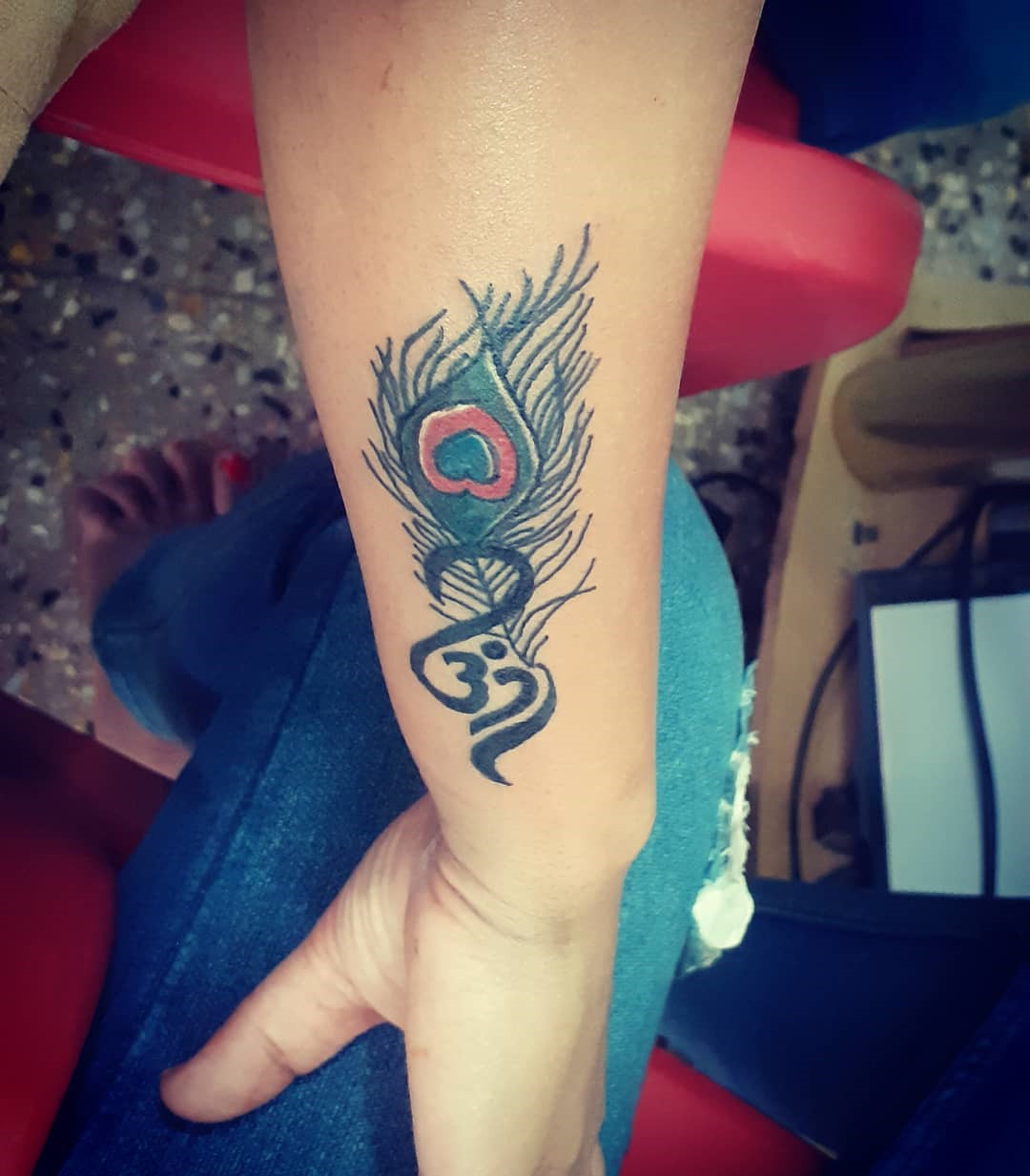 114 Mor Pankh Tattoo Ideas- Embracing Lord Krishna’s Beauty - Psycho Tats