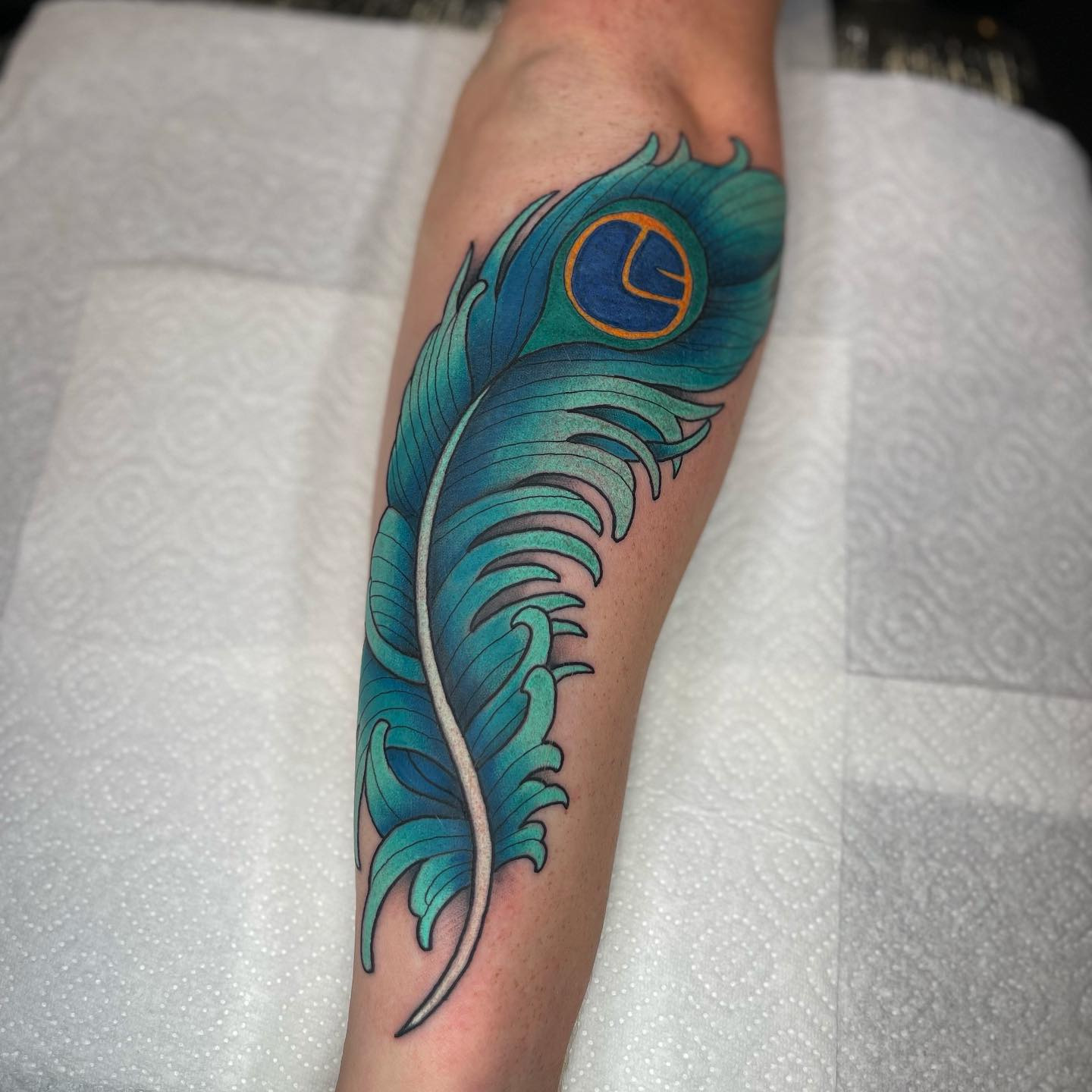 114 Mor Pankh Tattoo Ideas- Embracing Lord Krishna’s Beauty - Psycho Tats