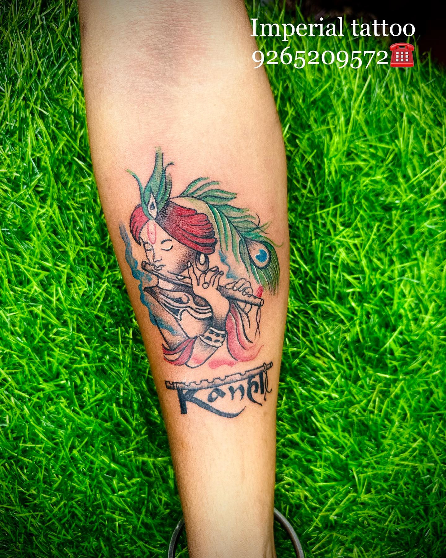 114 Mor Pankh Tattoo Ideas- Embracing Lord Krishna’s Beauty - Psycho Tats