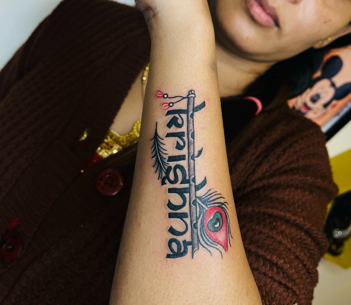 114 Mor Pankh Tattoo Ideas- Embracing Lord Krishna’s Beauty - Psycho Tats