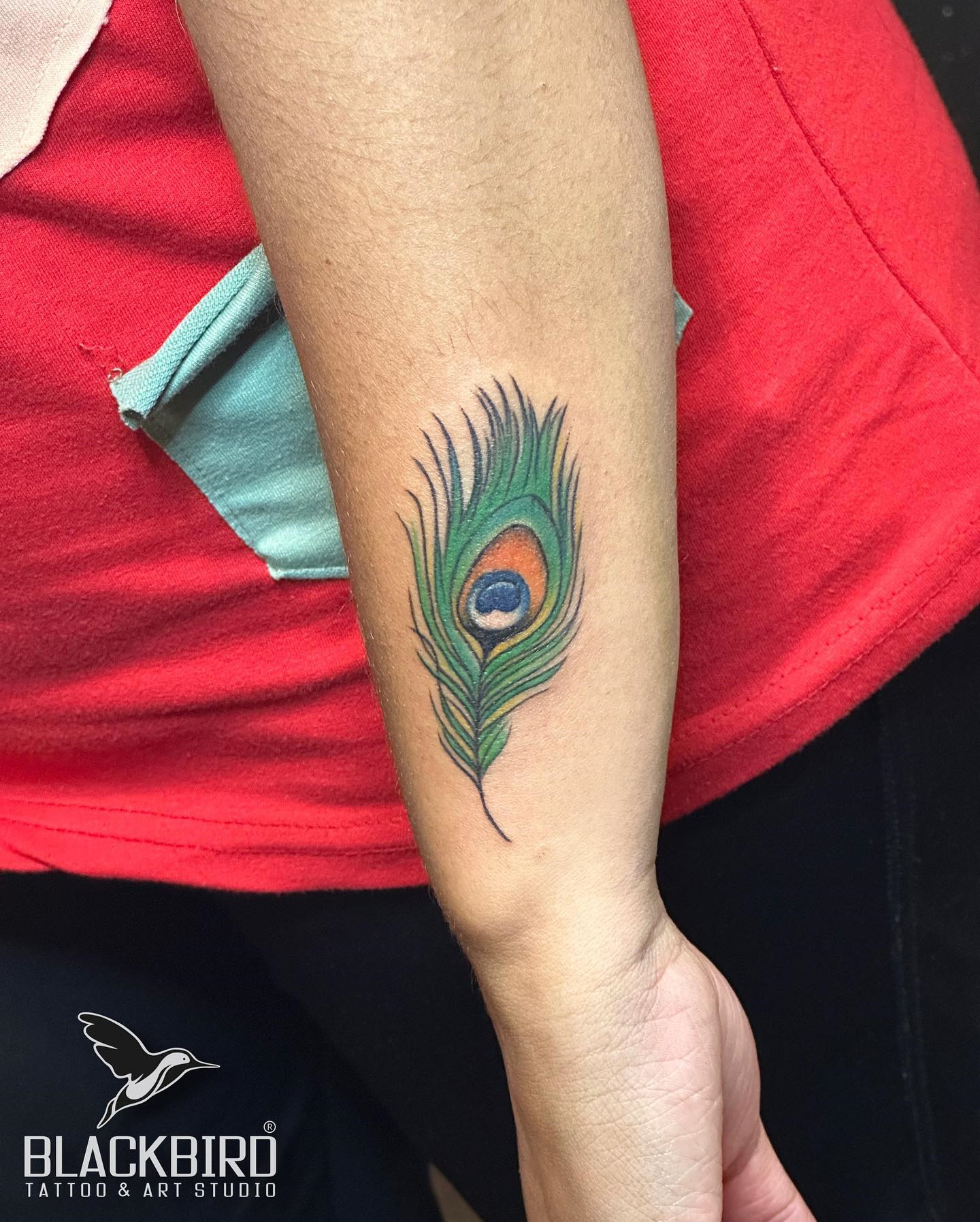 114 Mor Pankh Tattoo Ideas- Embracing Lord Krishna’s Beauty - Psycho Tats