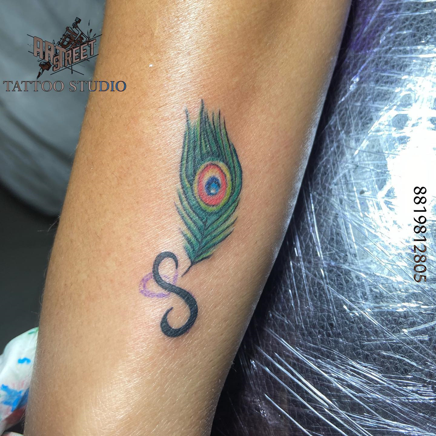 114 Mor Pankh Tattoo Ideas- Embracing Lord Krishna’s Beauty - Psycho Tats