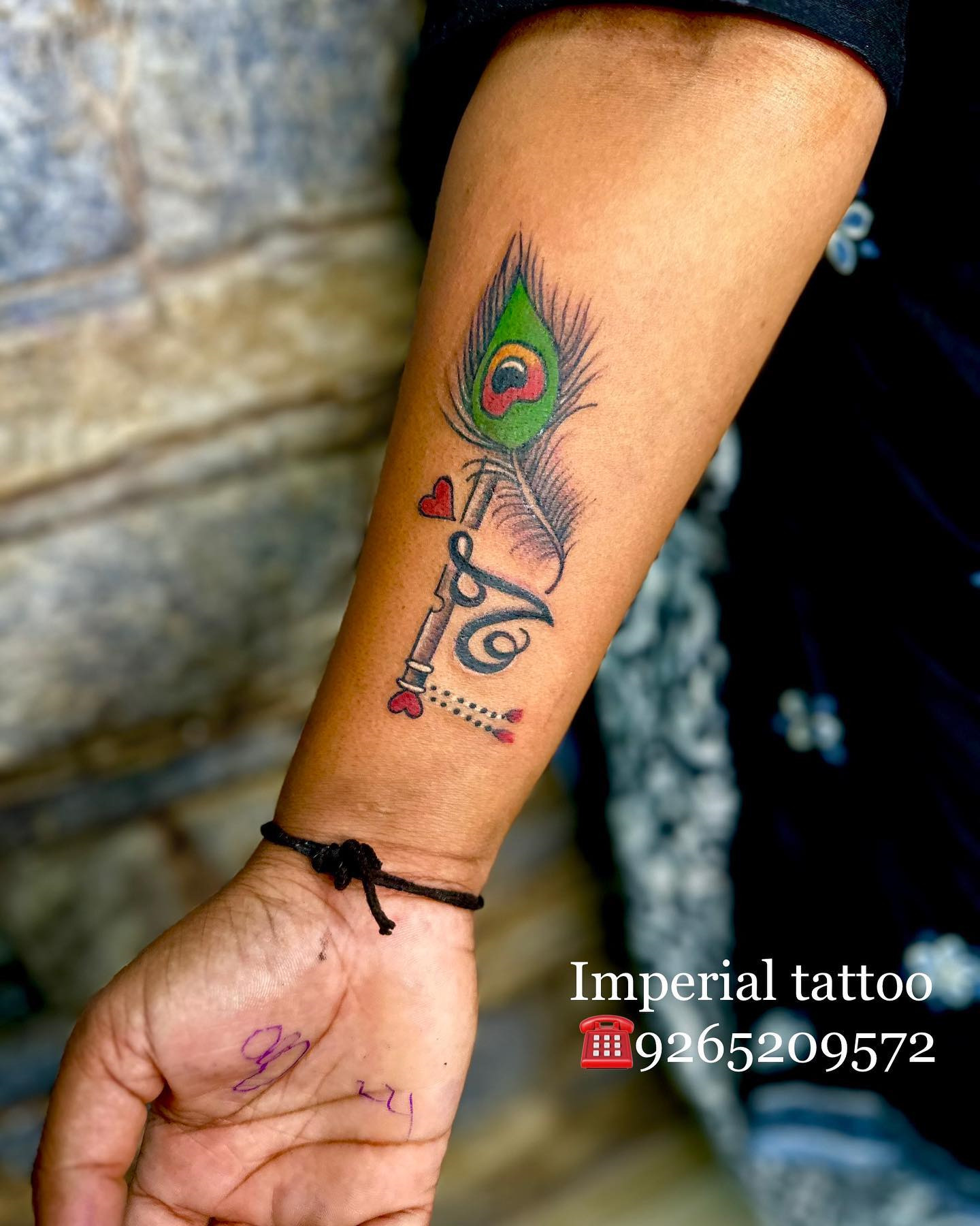 114 Mor Pankh Tattoo Ideas- Embracing Lord Krishna’s Beauty - Psycho Tats