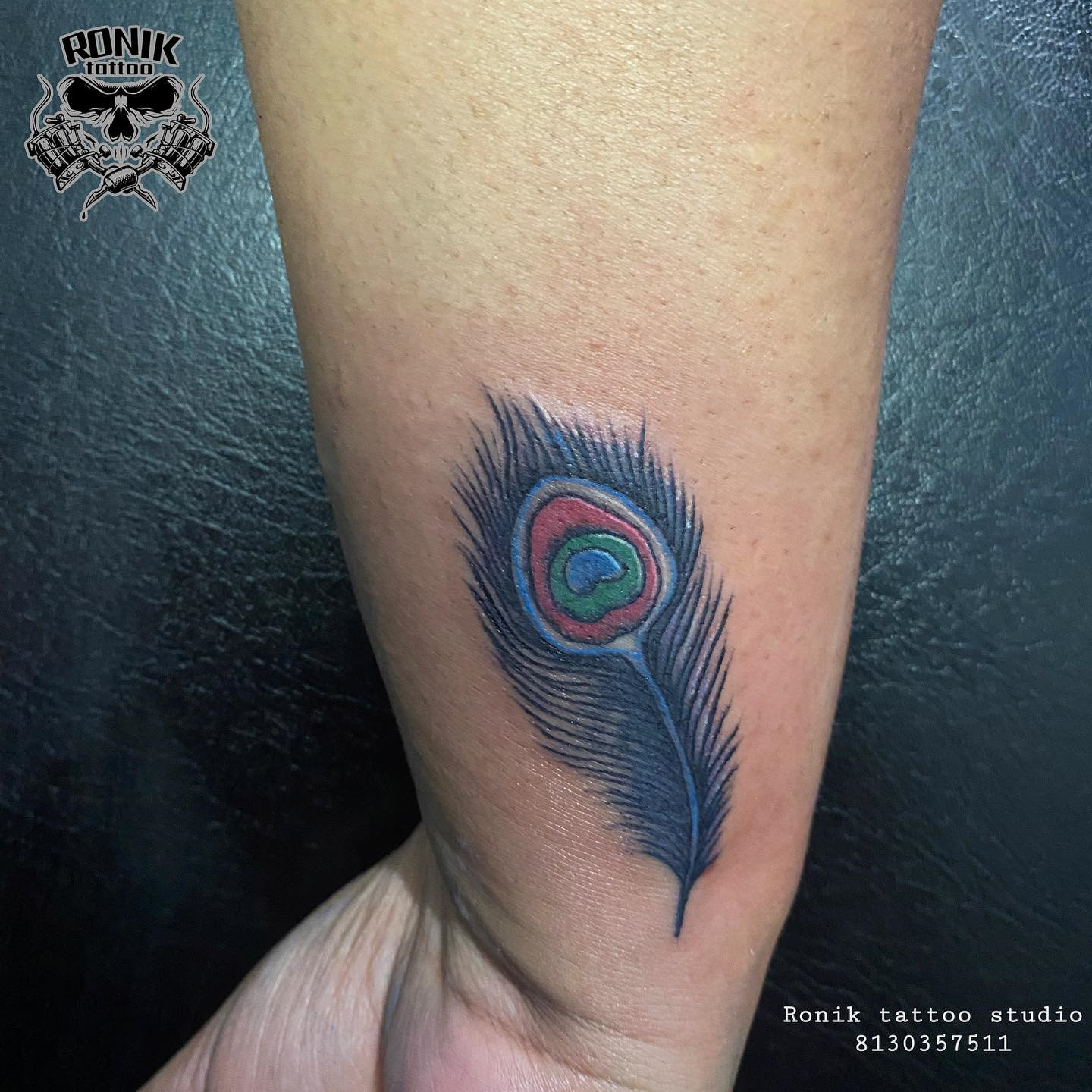 114 Mor Pankh Tattoo Ideas- Embracing Lord Krishna’s Beauty - Psycho Tats