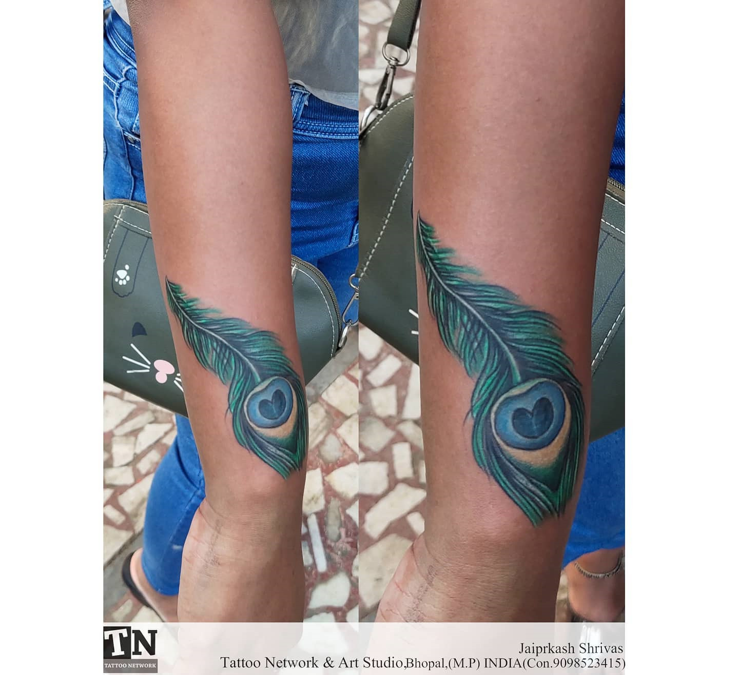 114 Mor Pankh Tattoo Ideas- Embracing Lord Krishna’s Beauty - Psycho Tats