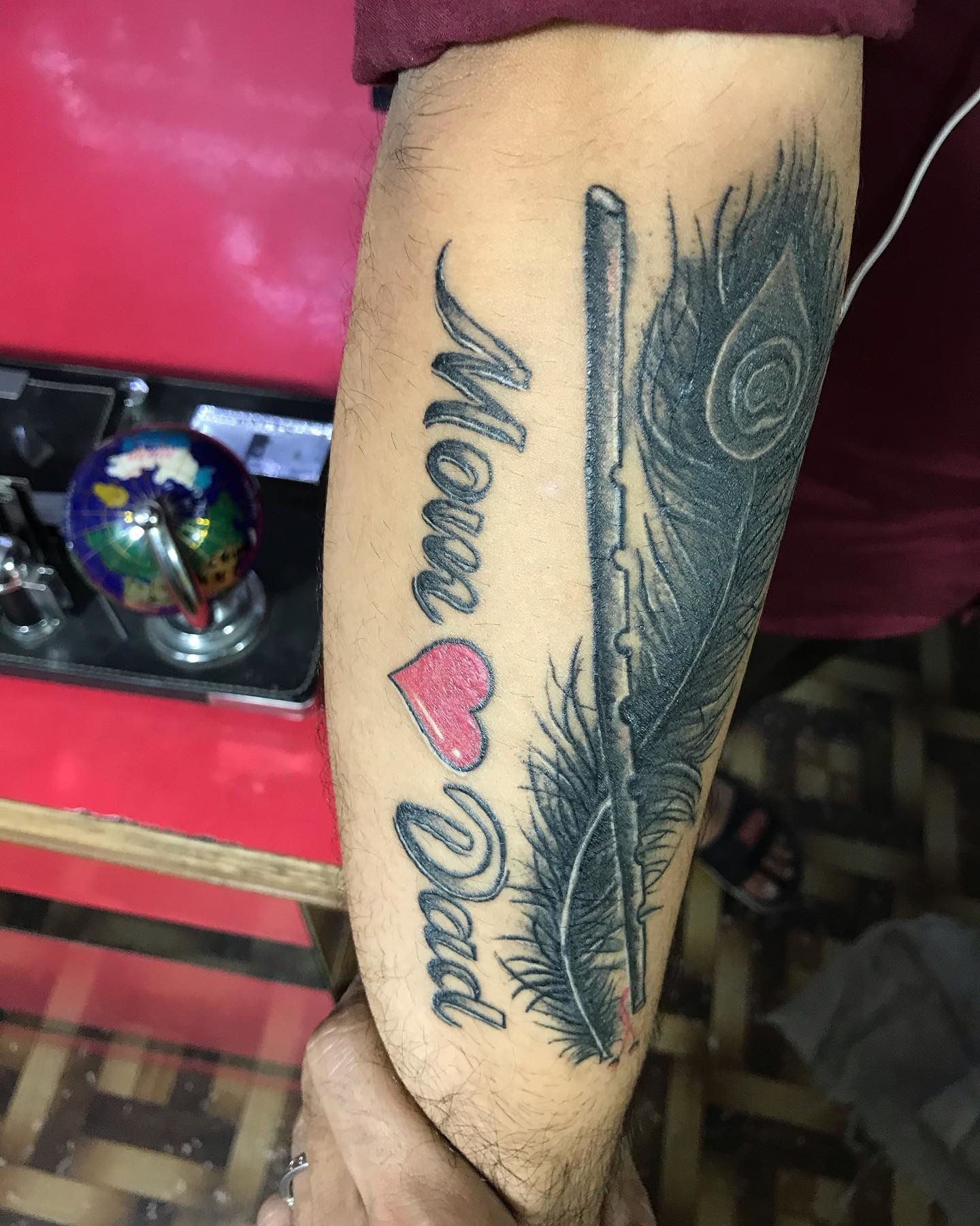 114 Mor Pankh Tattoo Ideas- Embracing Lord Krishna’s Beauty - Psycho Tats